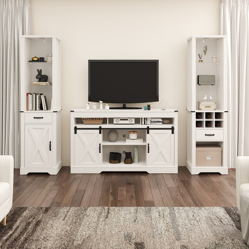 Ivy Bronx Bradshaw 58'' Media Console TV Stand For Tvs Up To 70" & Reviews | Wayfair